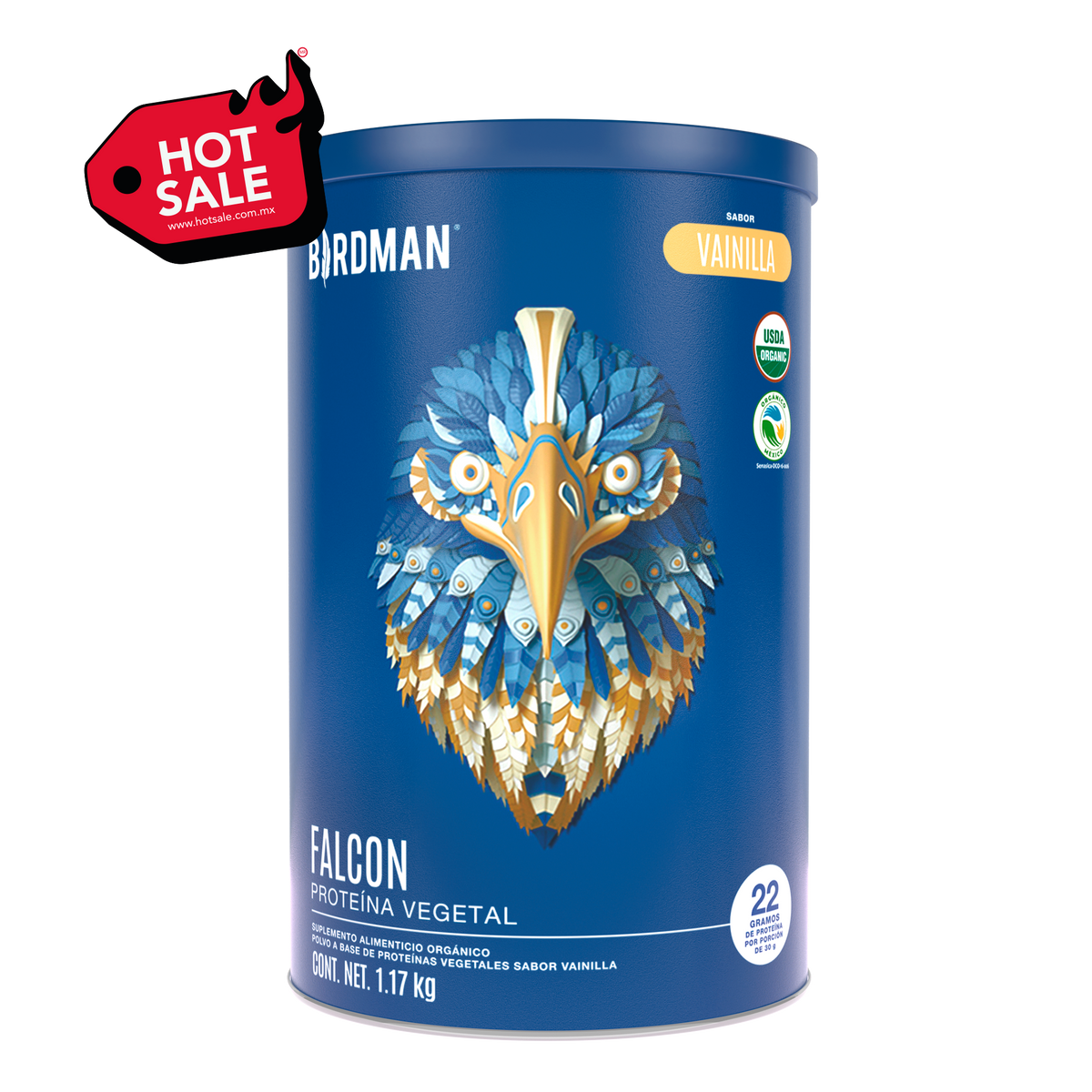 Falcon Protein Vainilla 1.17 kg - 39 Servicios – VidaBirdman