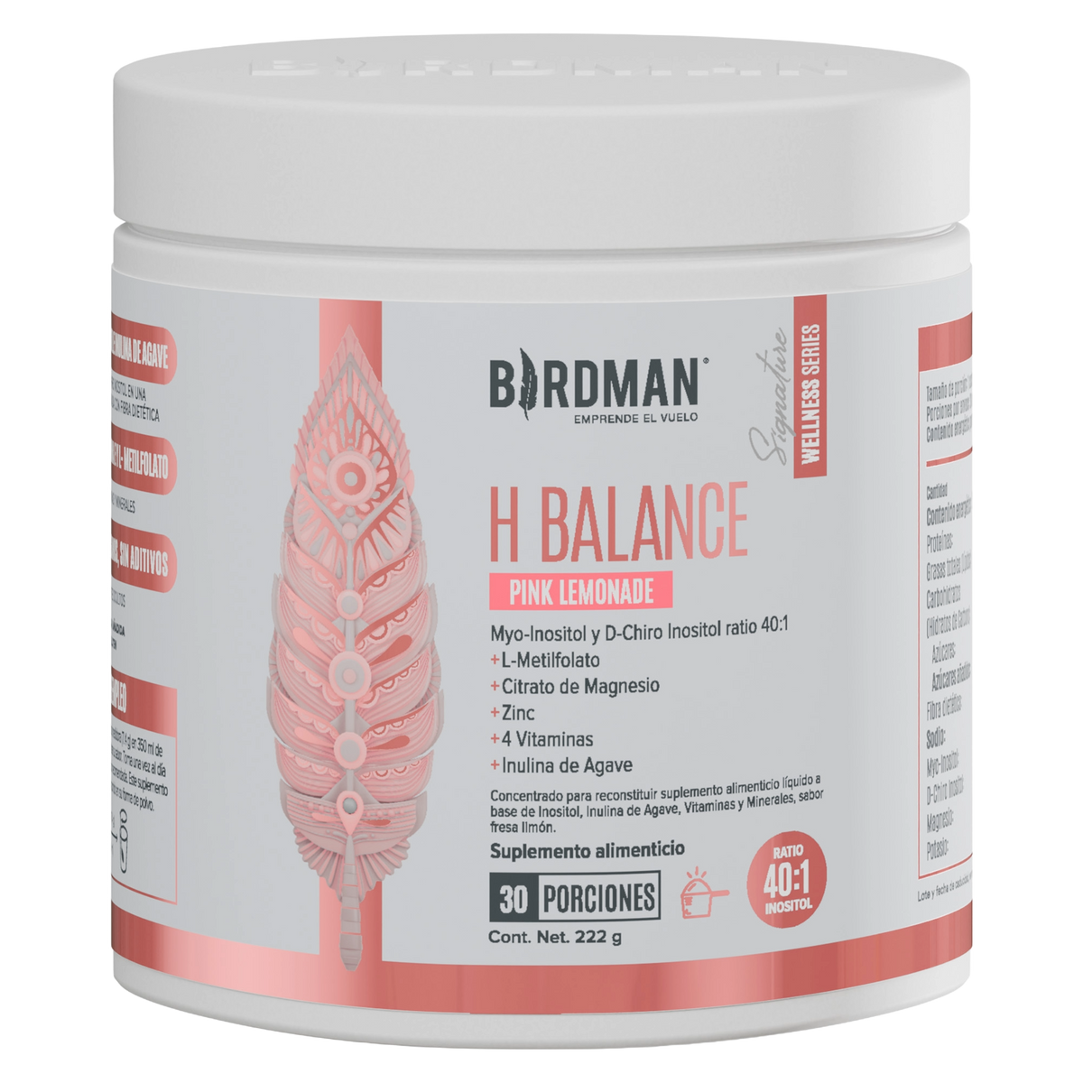 H Balance - Pink Lemonade - 30 Porciones - 222g — Birdman MX