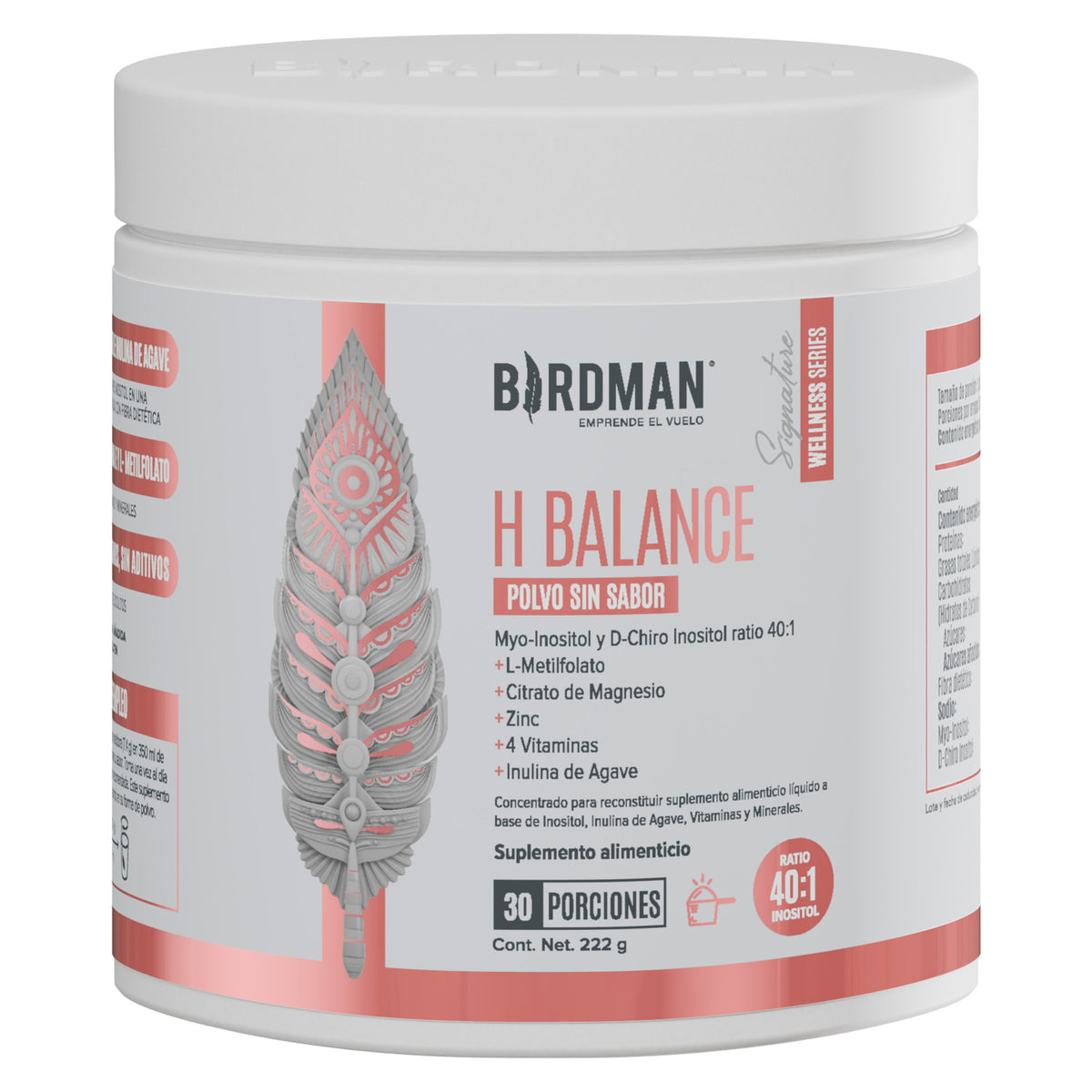 H Balance - Sin Sabor - 30 Porciones - 222g — Birdman MX