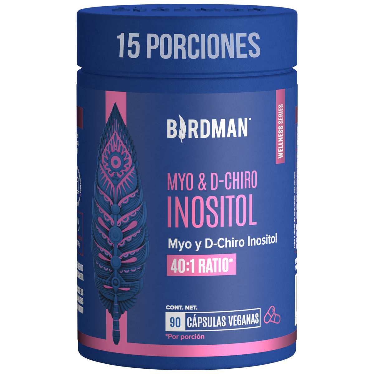Myo & D-Chiro Inositol - 90 Cápsulas - 15 Porciones — Birdman MX