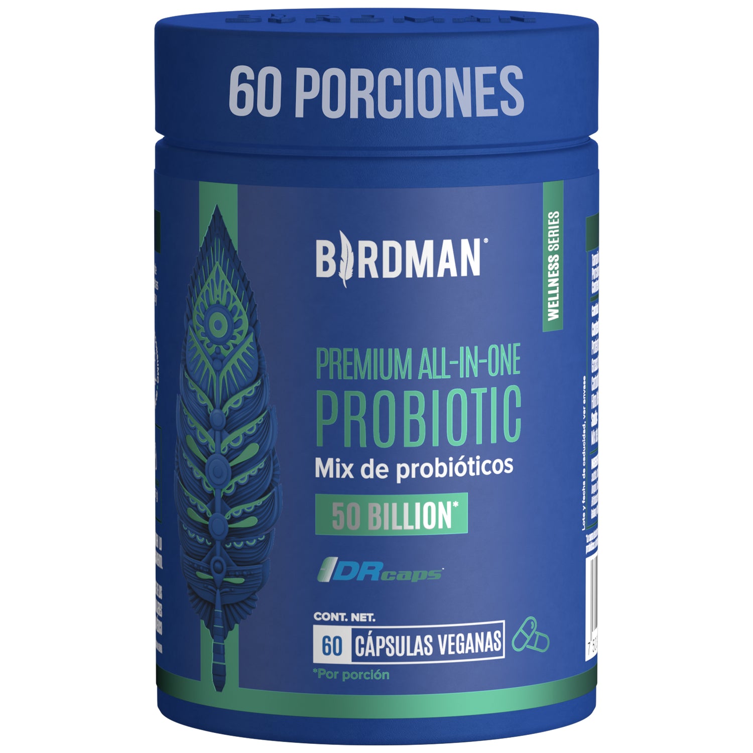 Premium All-In-One Probiotic - Probióticos con 50 Billones de UFC - 60