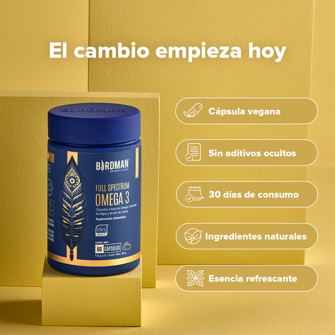 BIRDMAN - Proteína Orgánica y Suplementos Alimenticios Vegetales