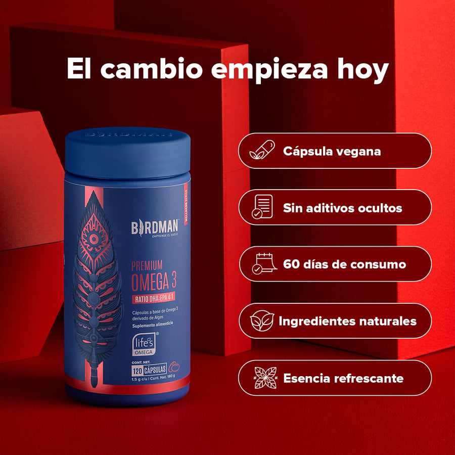 Premium Omega 3 - 120 Cápsulas - 60 Porciones
