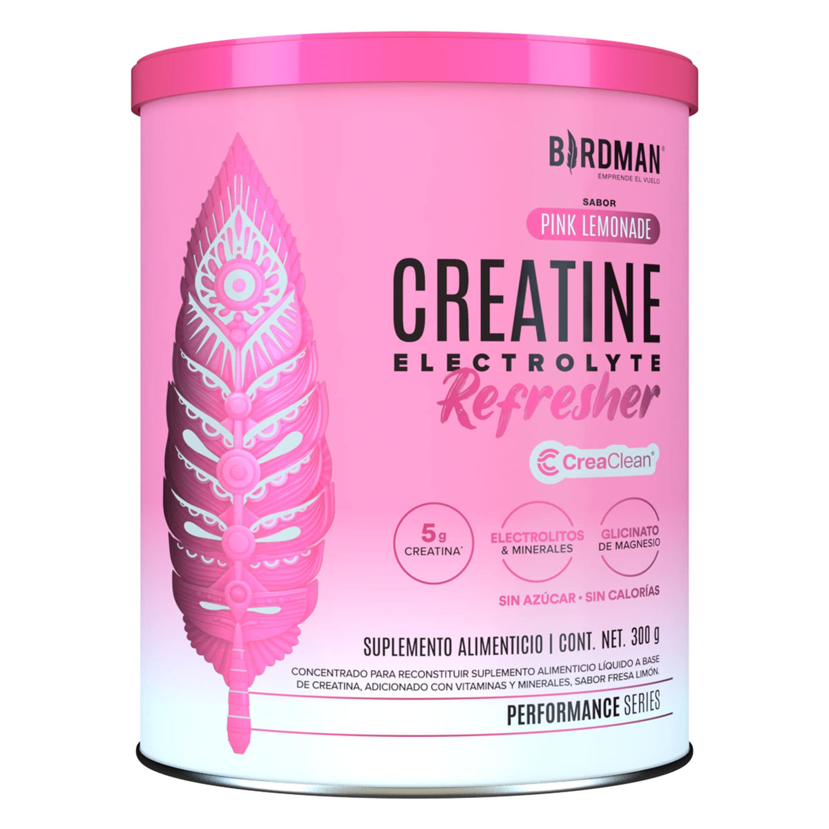Creatine Electrolyte Refresher - Pink Lemonade - 30 Porciones — Birdman MX