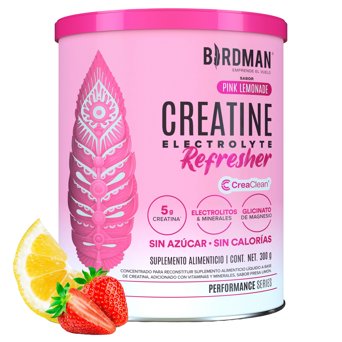 Creatine Electrolyte Refresher - Pink Lemonade — Birdman MX