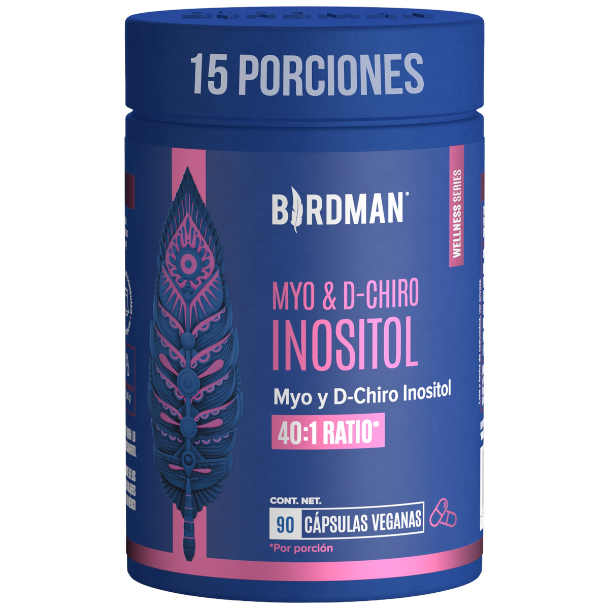 Myo & D-Chiro Inositol - 90 Cápsulas - 15 Porciones — Birdman MX