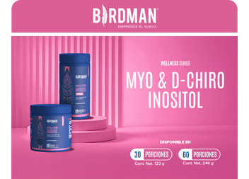 Myo & D-Chiro Inositol en Polvo - 246 g — Birdman MX